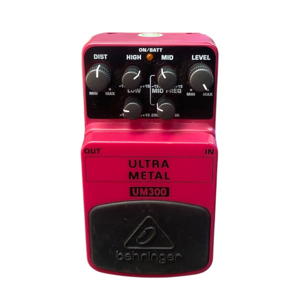 Behringer UM300 Ultra Metal Distortion Effects Pedal - Own4Less